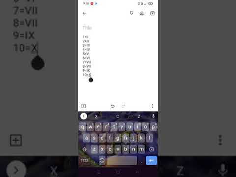 Hindu arabic number=Roman numerals