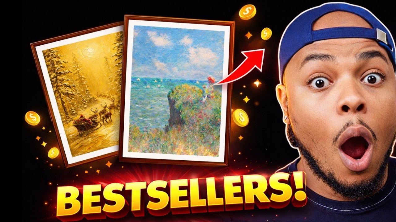 I Used AI to Create BESTSELLING Wall Art on Etsy - Here's My SECRET