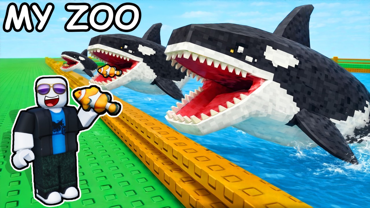 Raising EXOTIC ANIMALS in Roblox...