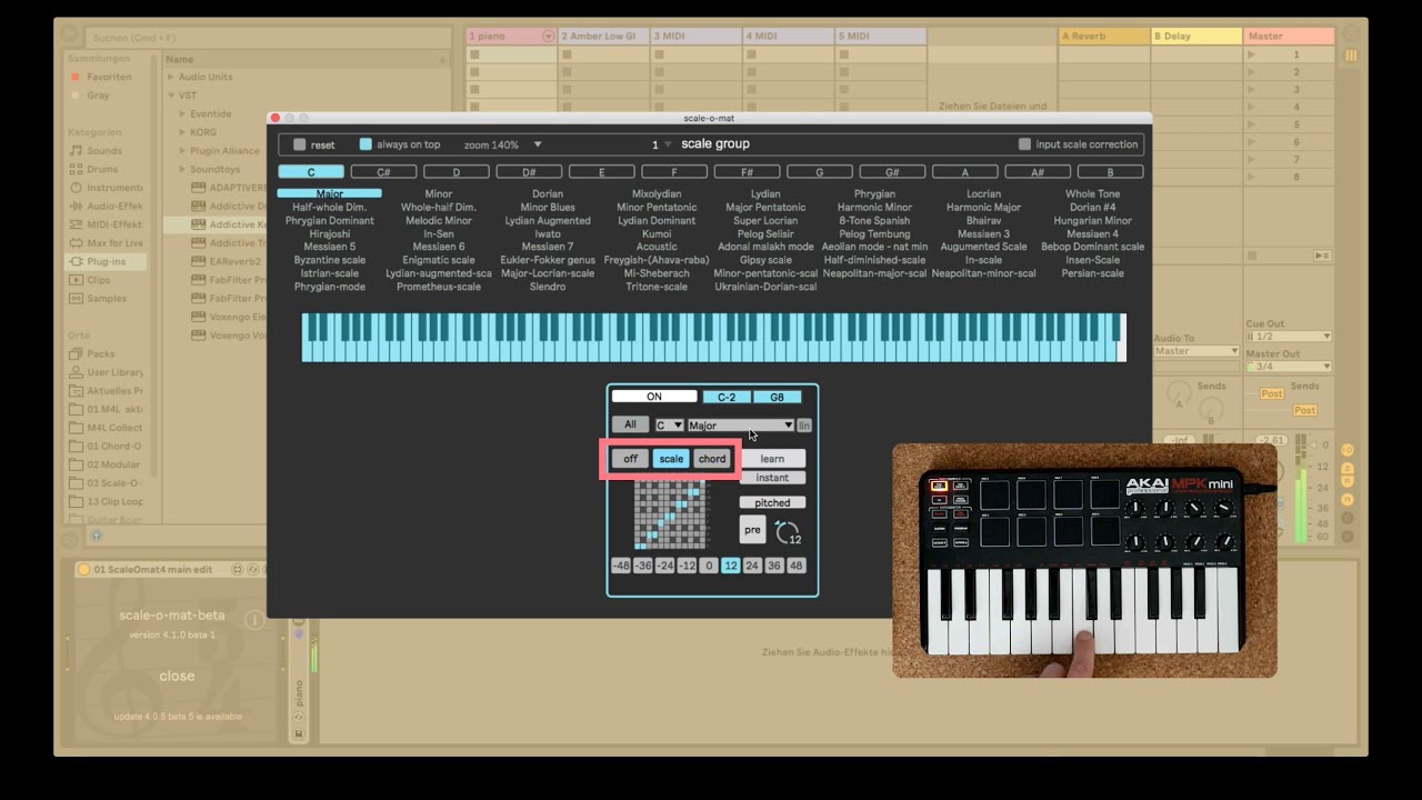 Scale-O-Mat 4 - a Scale Device for Ableton Live – Soundmanufacture