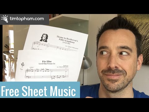 Where to get Free Beginner Piano Sheet Music