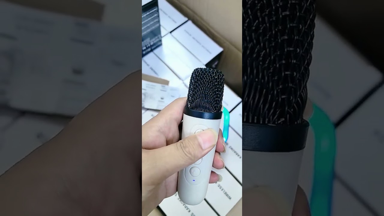 K12 Portable Audio integrated Mics Singing Karaoke Home Wireless Bluetooth Speaker with Wireless Mic