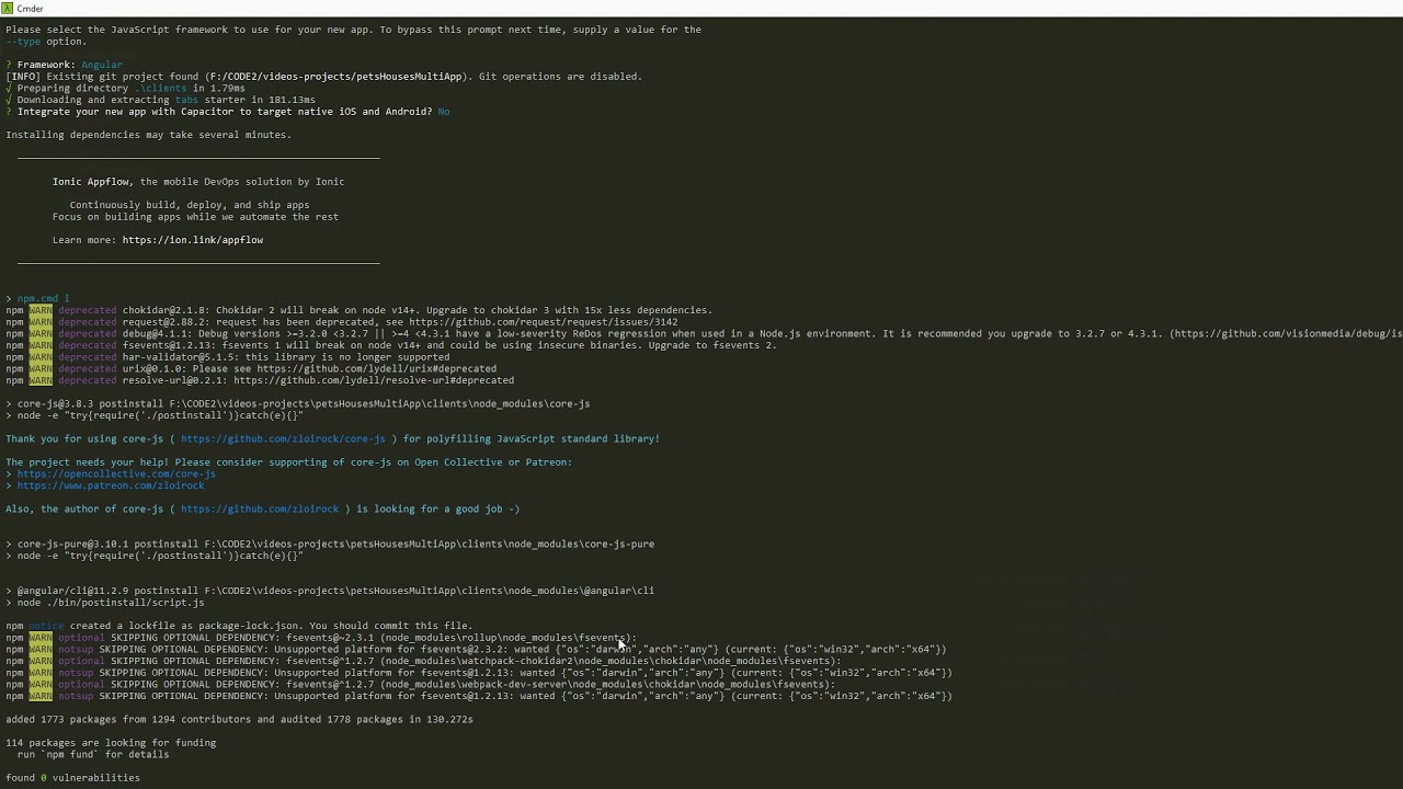 Angular 11 Ionic 5 - Mono-repository for our projects