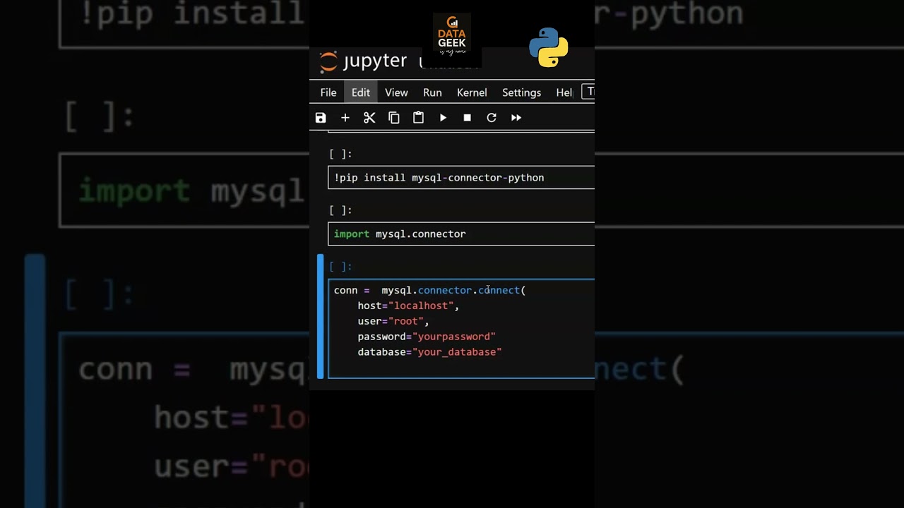 Connect MySQL to Jupyter Notebook in 30 Seconds | Python for Data Analysts