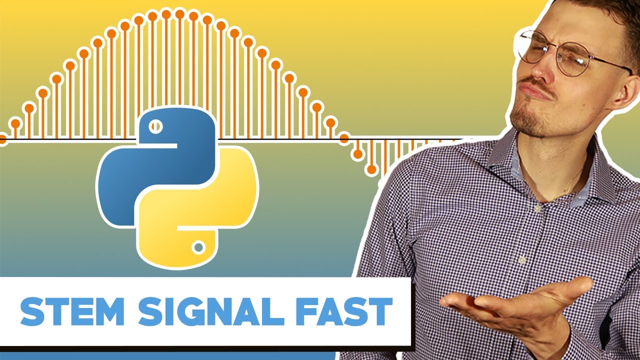 How To Stem Audio Signal Using Python and Matplotlib | Tutorial For Beginners