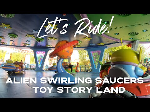 Alien Swirling Saucers at Disney's Hollywood Studios - Walt Disney World - 4K Full Ride
