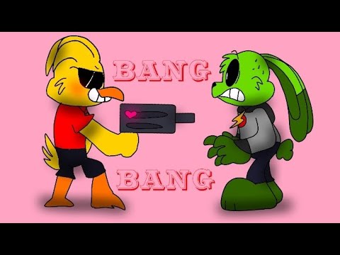 Bang Bang meme (kicken chicken x hoppy hopscotch)(alerta de ship)๐๐