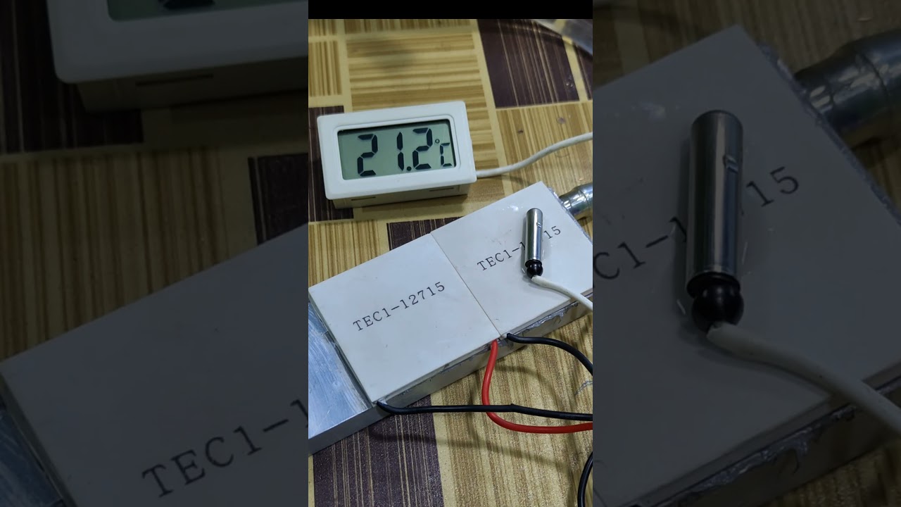 Testing a peltier module.#diy#how to make mini AC#rectifier