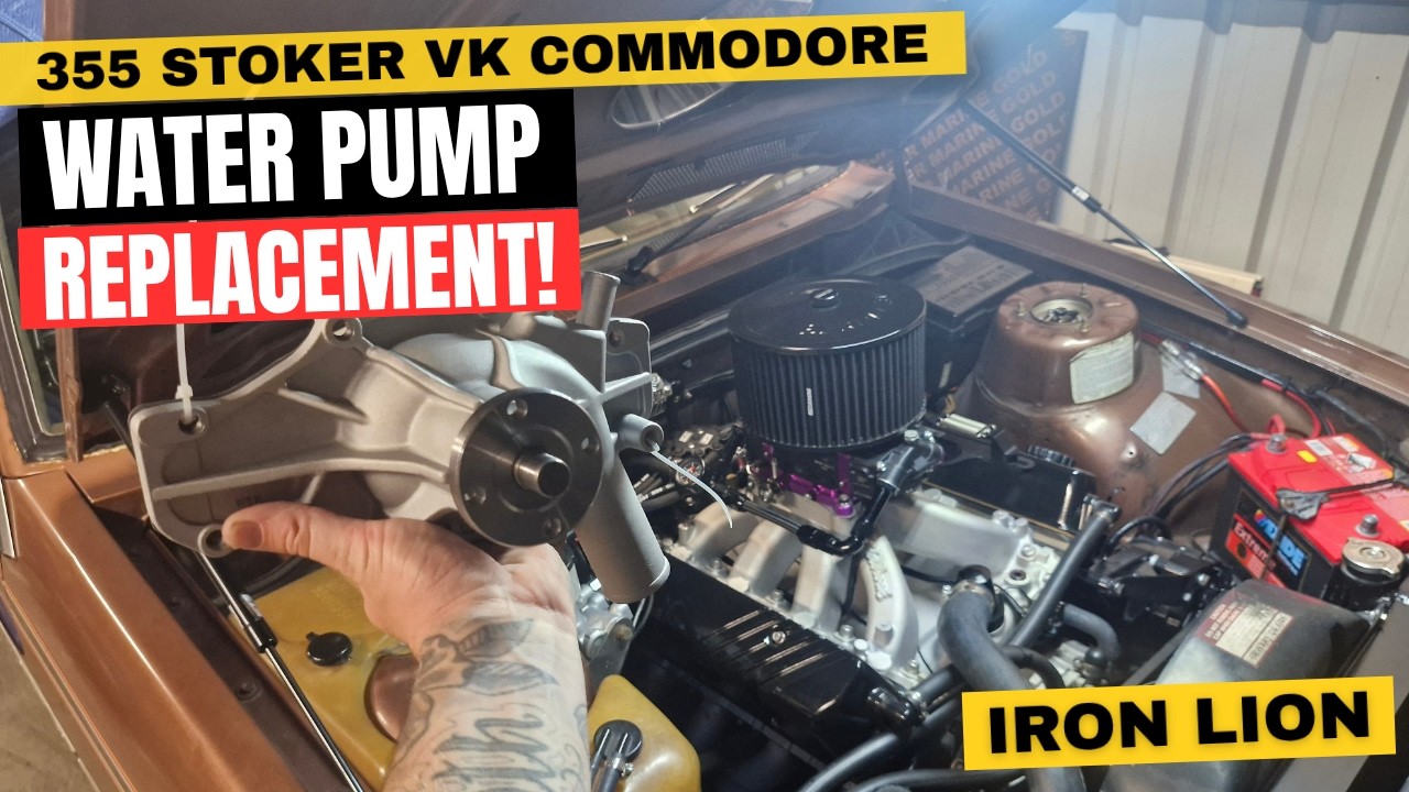 Iron Lion Water Pump Replacement | Holden VK Commodore 355 Stroker