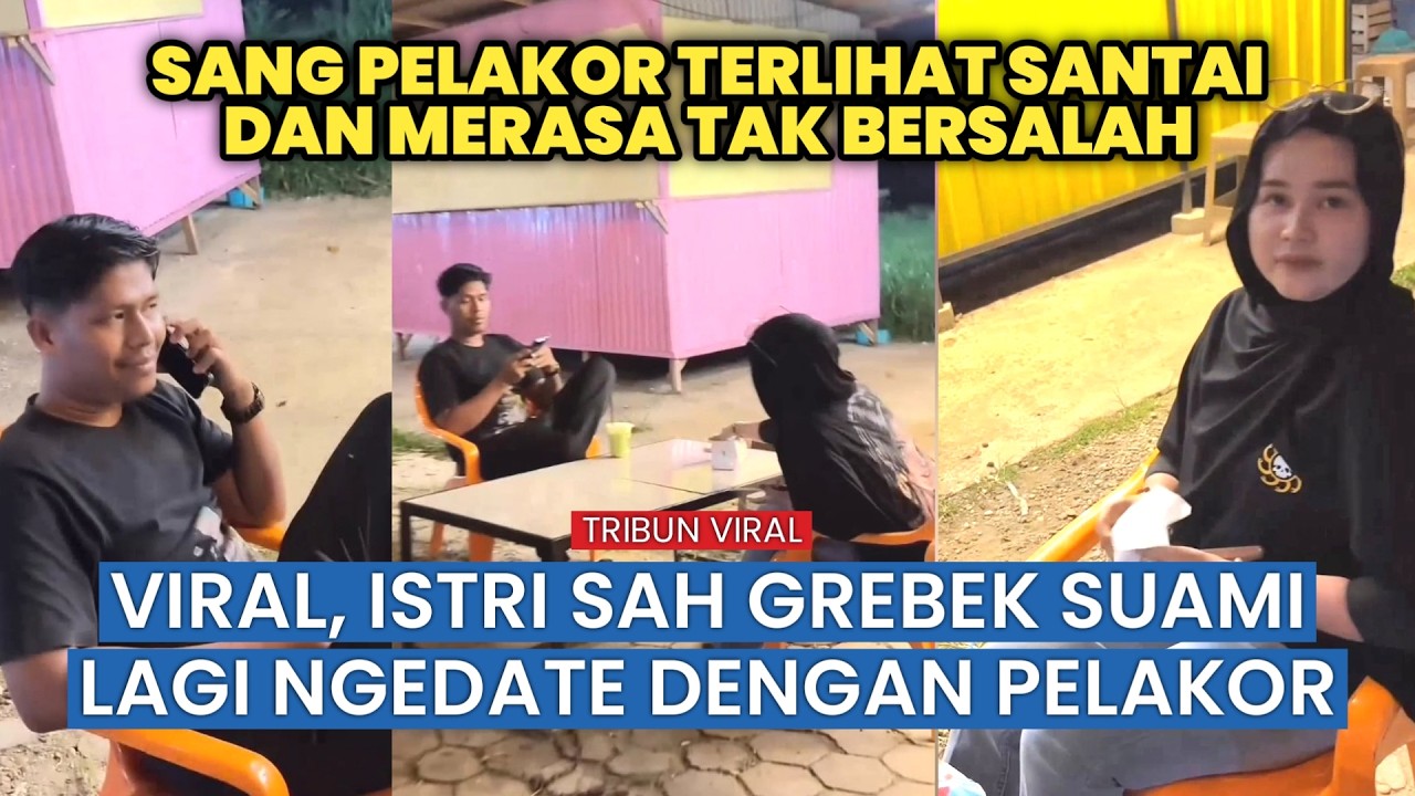 Malam-malam, Istri Sah Pergoki Suami Asyik  Kencan dengan Wanita Lain