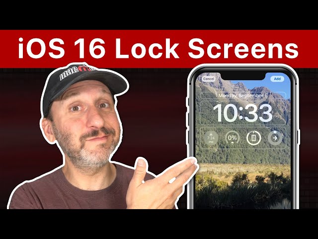How to customize your lock screen in iOS 16
