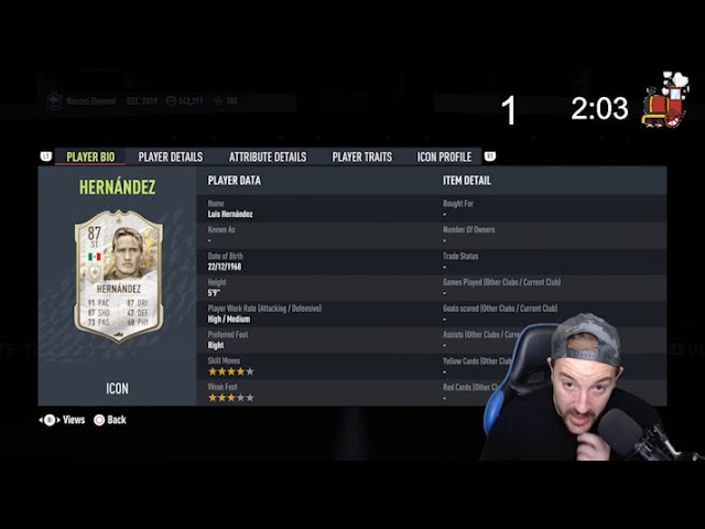 Luiz Hernandez Mid Icon SBC in FIFA 22 Ultimate Team
