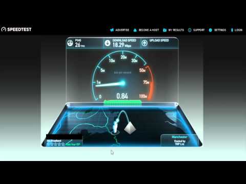 Sky Broadband Unlimited Up To 17Mb Speed Test - ADSL2+ Connection