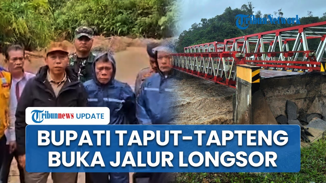 Bupati Masinton Pasaribu dan Jonius Hutabarat Berjibaku Buka Jalur Longsor di Tapteng-Taput ...