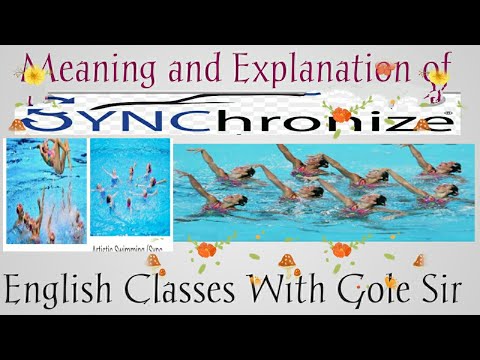 Know Meaning and Explanation of Synchronise