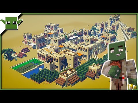 How to Build a Minecraft Desert Town - andyisyoda 5x5 System