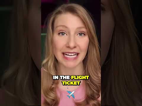 Check your flight ticket (seriously)