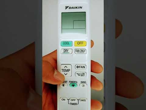 Fungsi Tombol Pada Remot Ac daikin Inventer 1/2 PK
