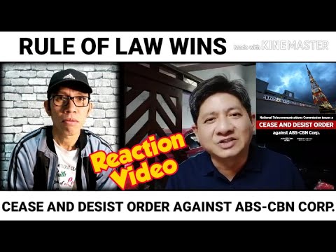RULE OF LAW WINS AGAINST ABS CBN AYON KAY ATTY. LARRY GADON | REACTION MAY 5, 2020 Jimz Dumalay