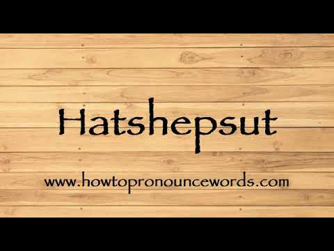 How To Pronounce Hatshepsut ? How To say Hatshepsut New Video