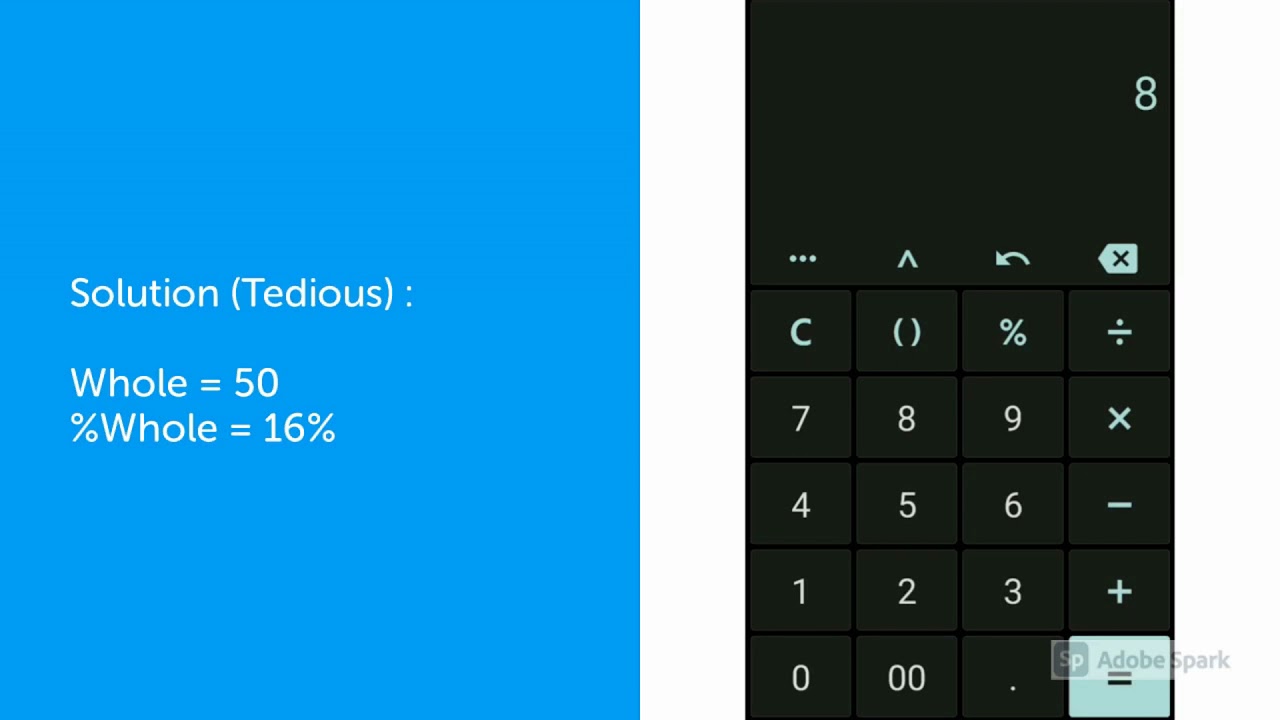 Shortcut to Add Or Subtract Percentages on A Calculator