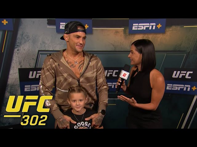 Dustin Poirier opens up about daughter Parker Noelle sitting front row ...