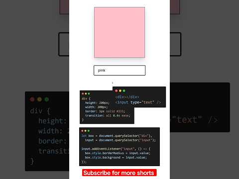 background color change using text-box #shorts #viral #coding