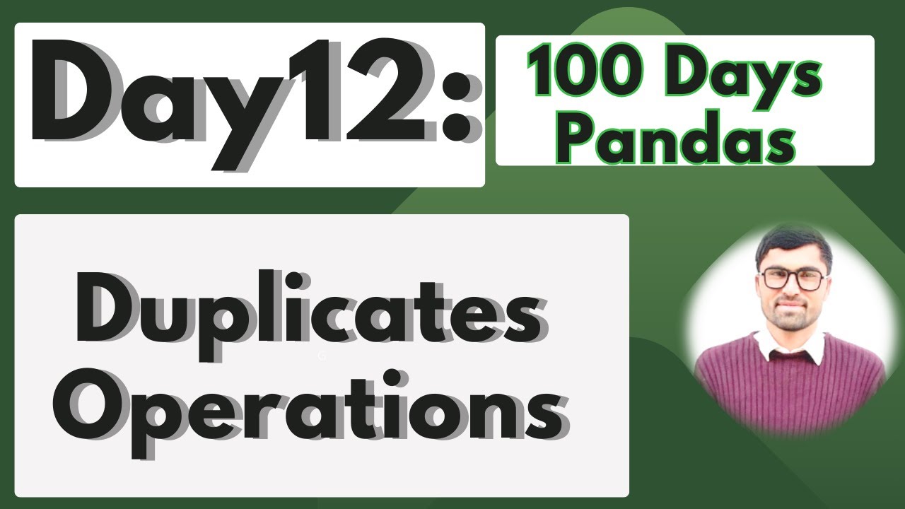 12: Dealing with Duplicates in Your Data | Data Cleaning with Python Pandas: Removing Duplicate Rows