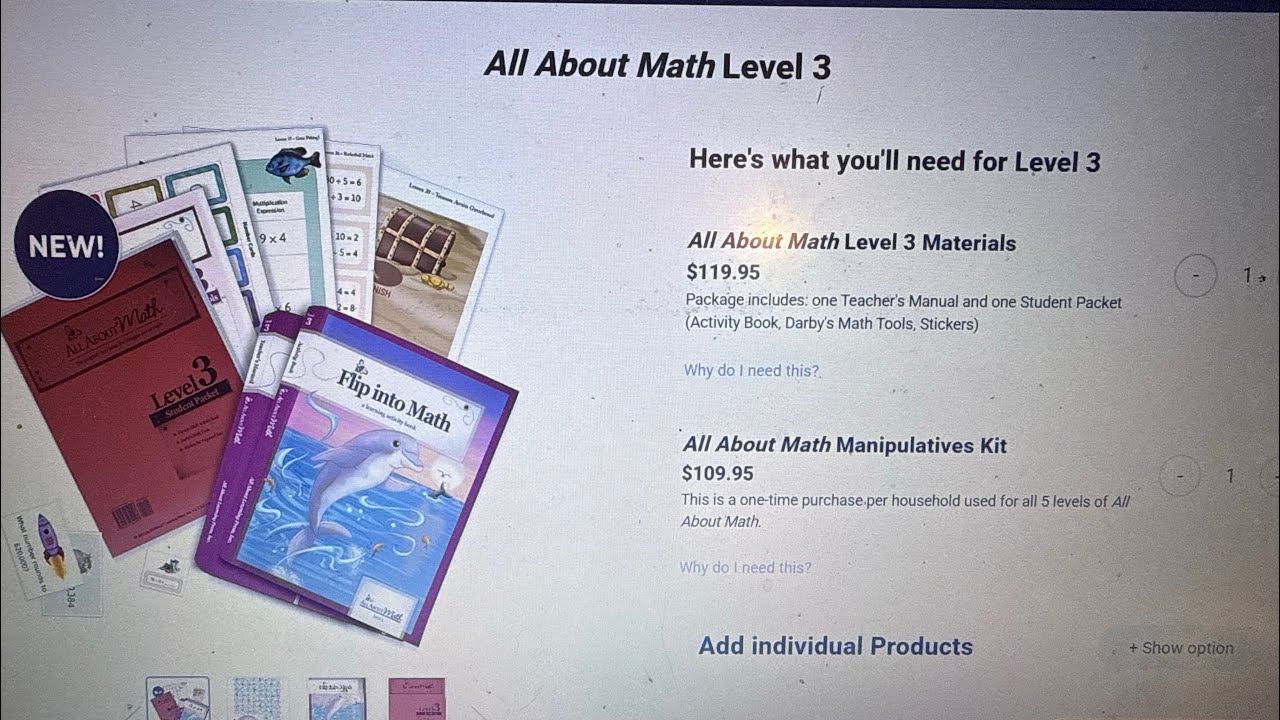ALL About Math Level 3 Unpacking & Thoughts About The Curriculum #homeschooling #AllAboutMath #Math3
