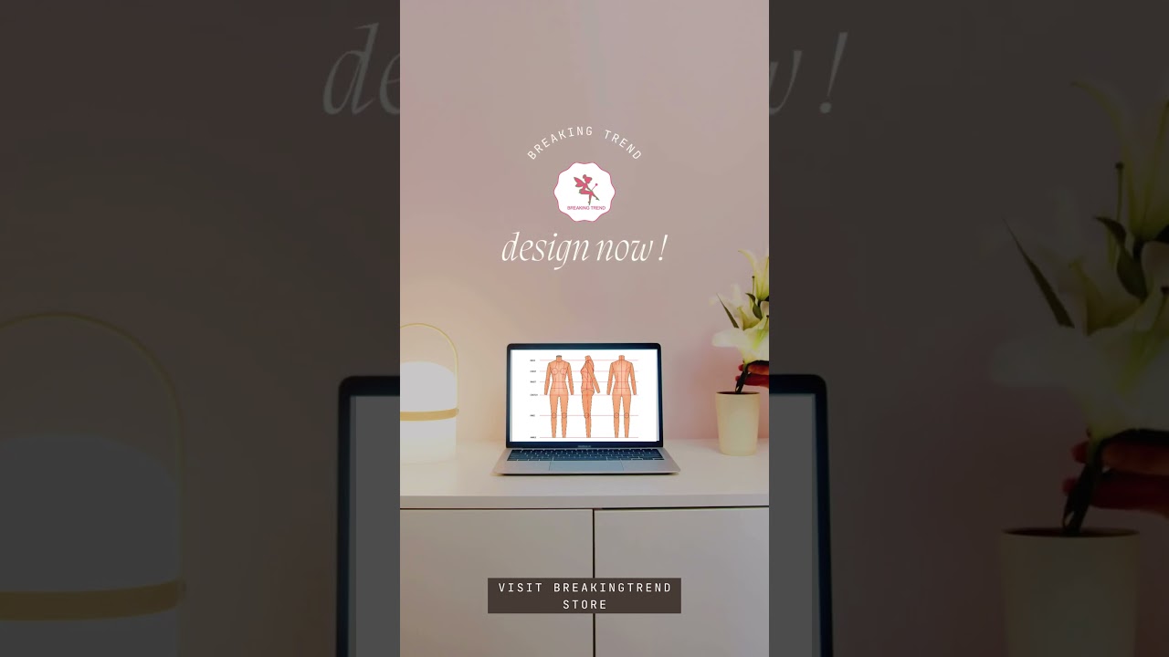 FASHION FEMALE FLAT TEMPLATES WITH GUIDE LINES FOR TECH PACK & TECHNICAL FASHION DRAWING