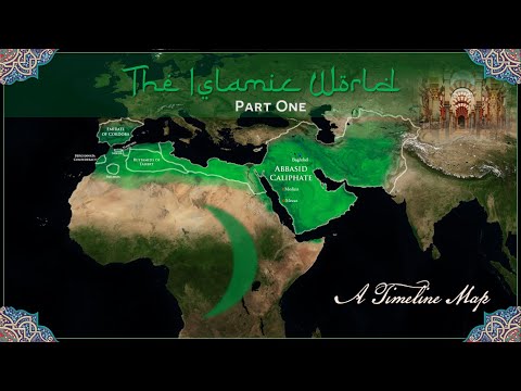 History of the Islamic World - Part 1 - a timeline map