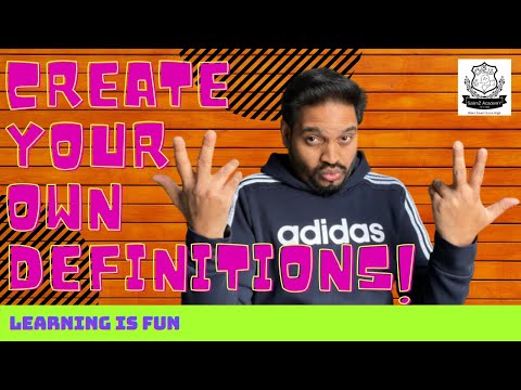 How to create well structured definitions | write definitions like a pro | define anything easily