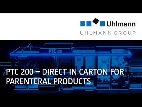 Parenteral Tray Center PTC 200 - DIRECT IN CARTON FOR PARENTERAL PRODUCTS