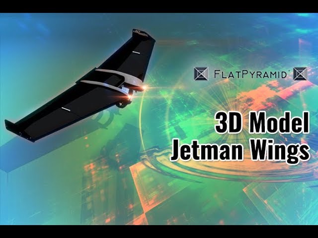 Jetman wings 3D Model - FlatPyramid