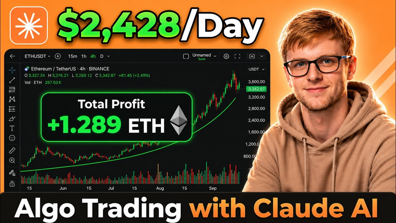 Build an Algo Trading Script with Claude AI (alternative to bitcoin trading)