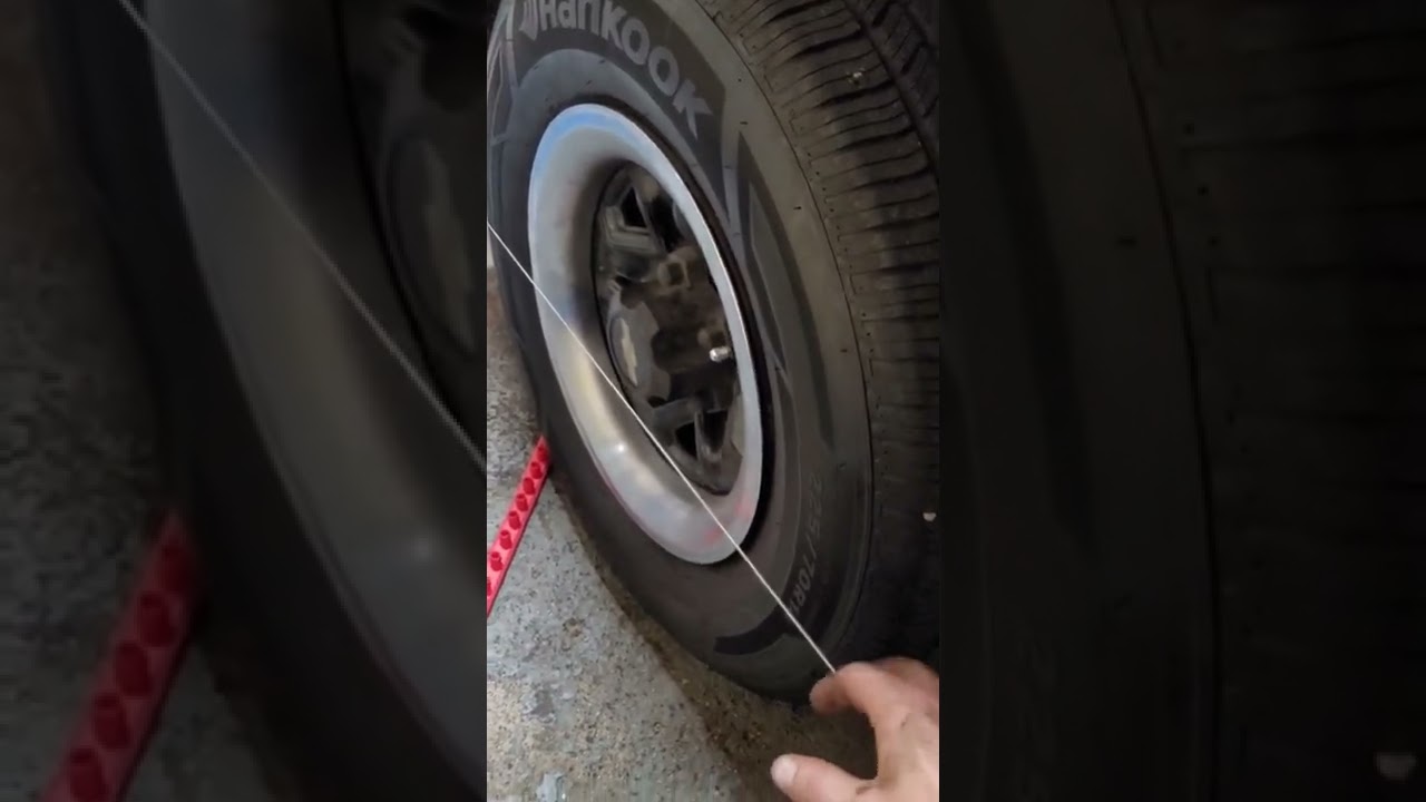 DIY alignment with string! Simple & Cheap