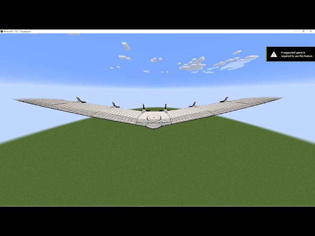 1:1 scale arsenal bird from ace combat 7 Minecraft Map