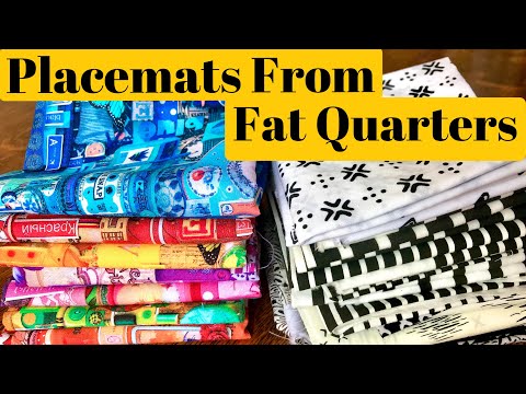 Placemats from Fat Quarters