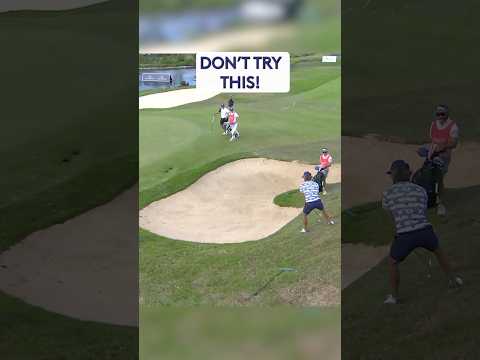 How has he played THIS?! 😬