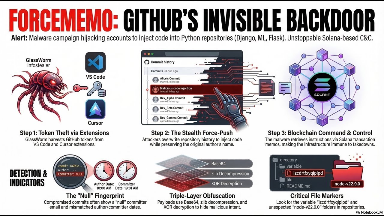 (Podcast) The ForceMemo Files GitHub Hijacks and Python Repository Backdoors