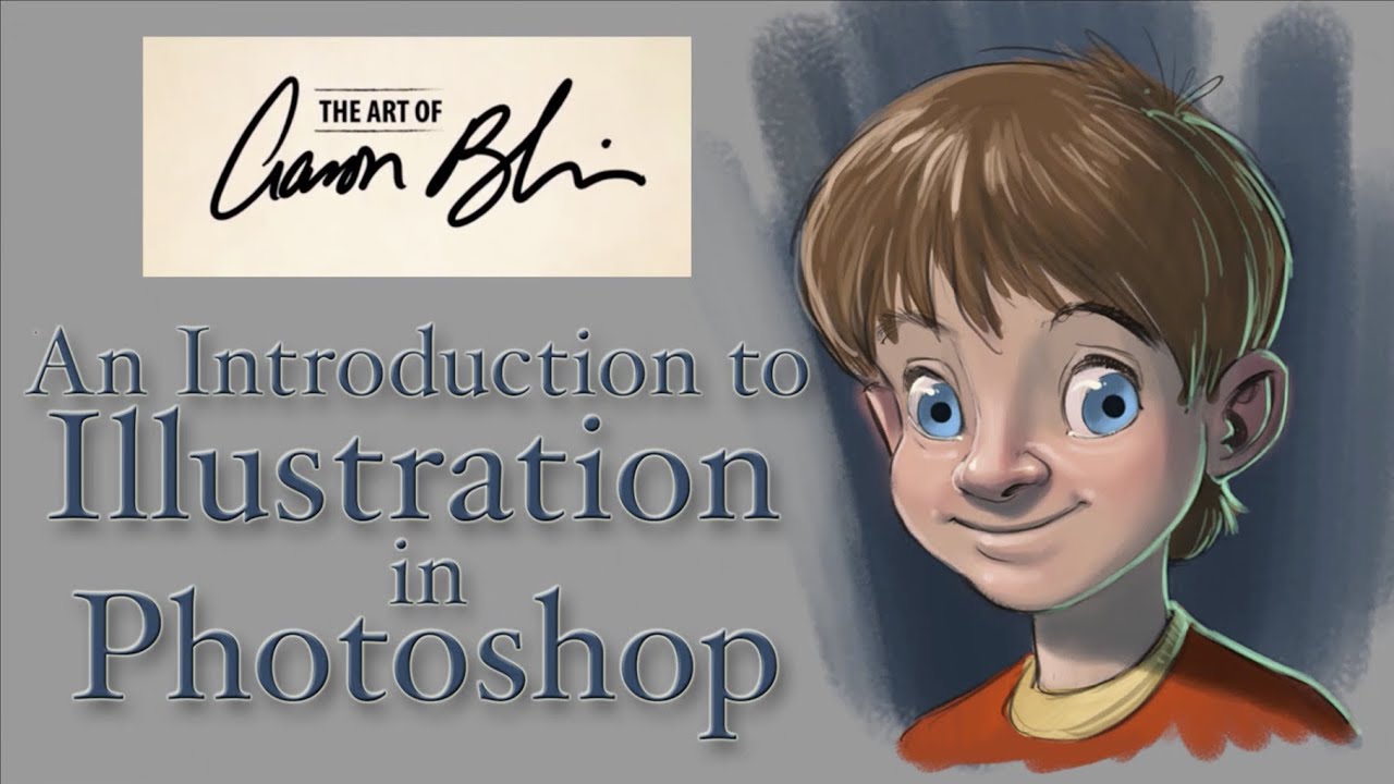A Basic Introduction to Illustration in Photoshop with Aaron Blaise (Great Tutorial for Beginners)