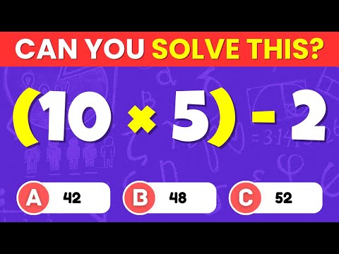 Ultimate Math Quiz! ➗✖️ | Easy, Medium, Hard & Impossible Levels