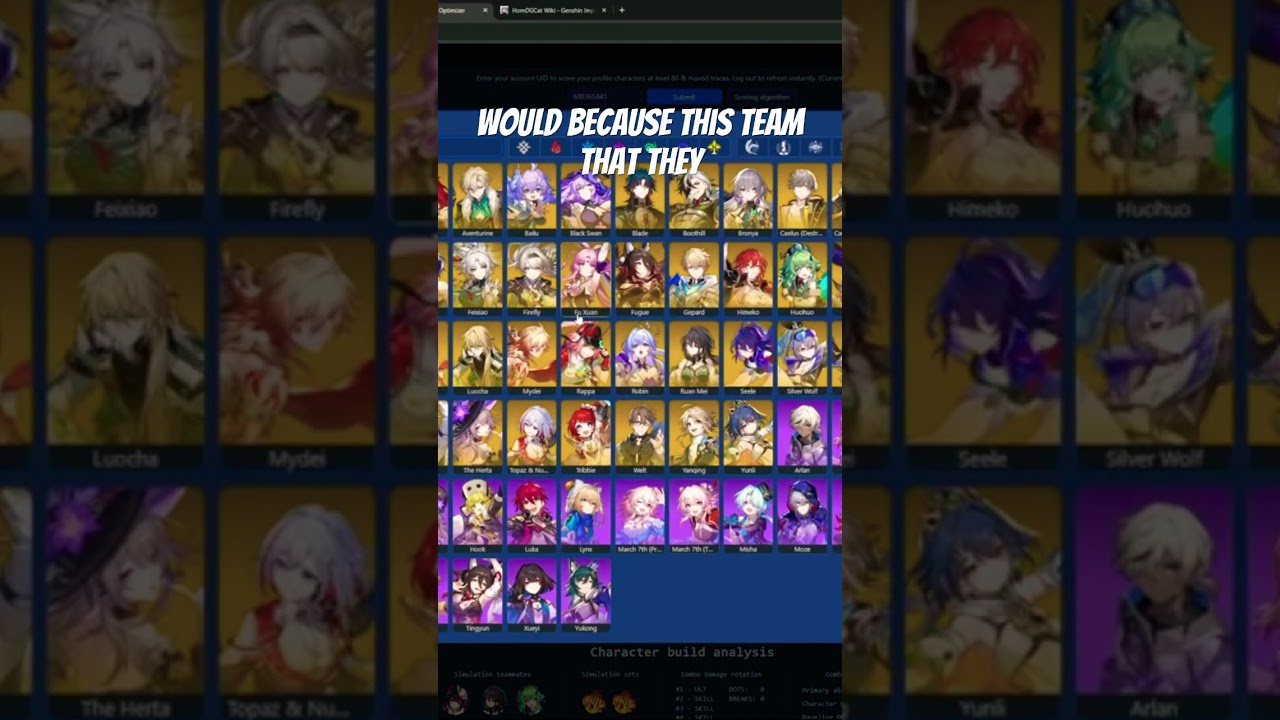 Helpful star rail website #honkaistarrail #hoyoverse fribbels.github.io