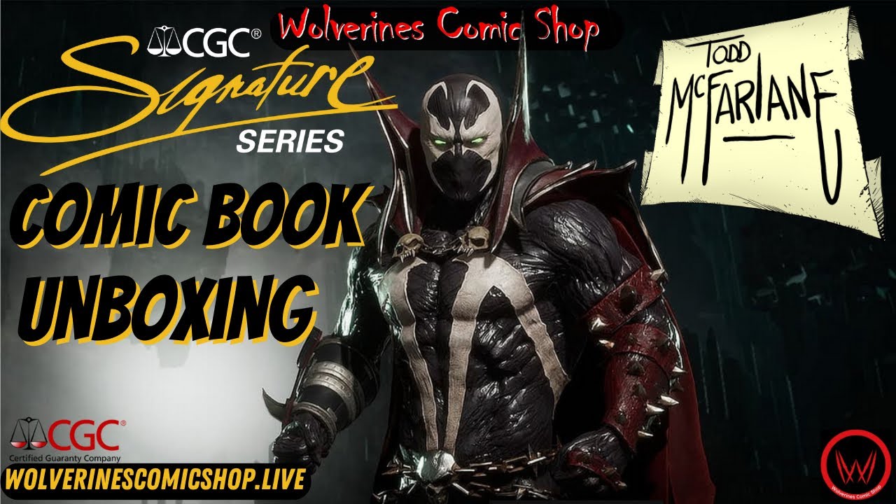 CGC Unboxing Todd McFarlane Spawn Image Comics #comicbooks