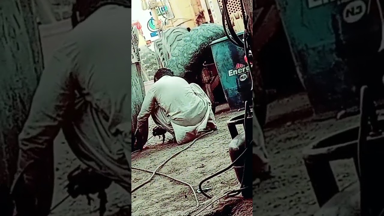 TikTok vs YouTube Short welding work video