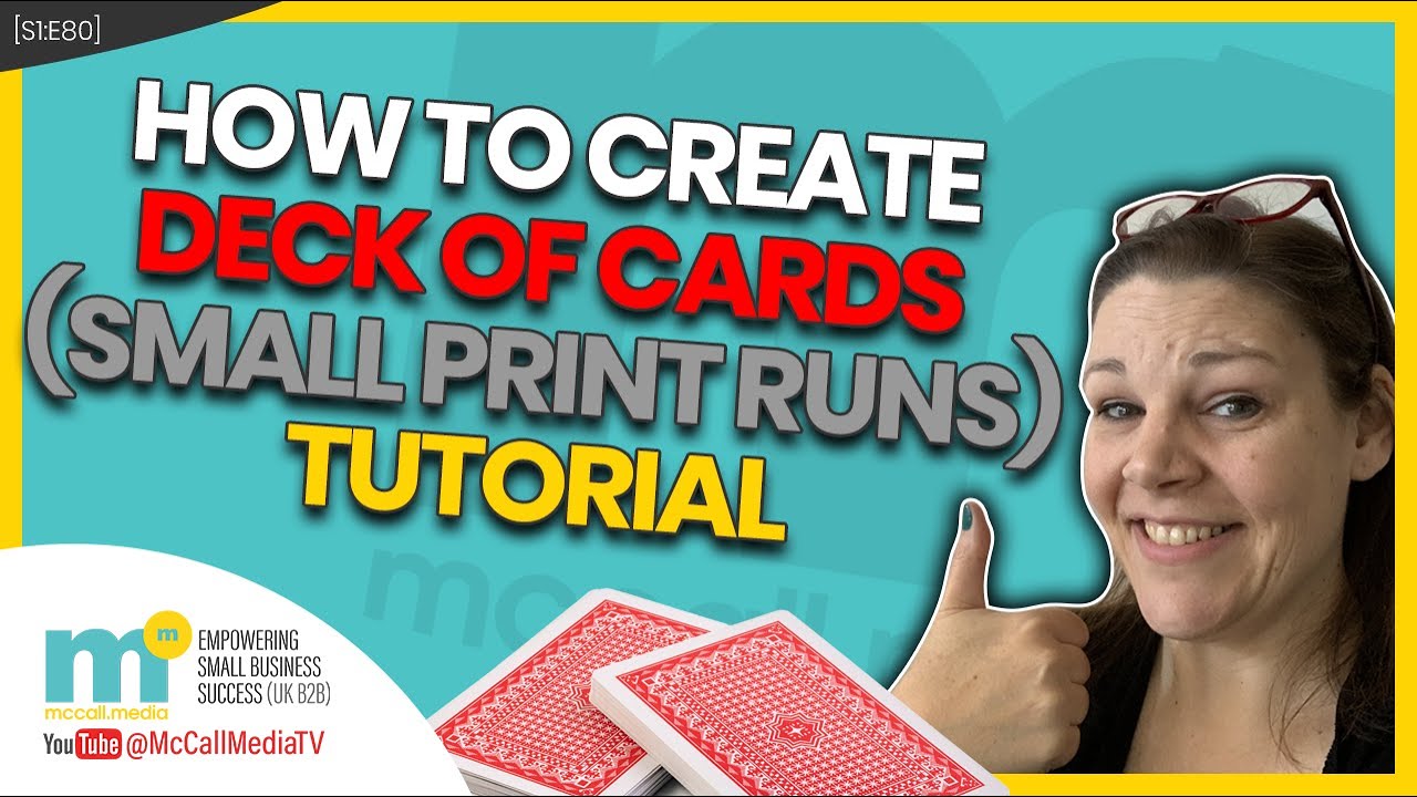 DECK of CARDS/PLAYING CARDS: how to design, create and print (small quantities) tutorial