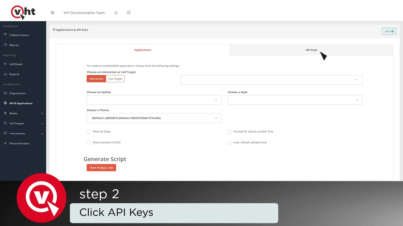 Adding an API Key