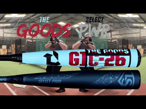 2-Piece BBCOR Bat Battle! 2025 Louisville Slugger Select PWR/2026 DeMarini The Goods Comparison!