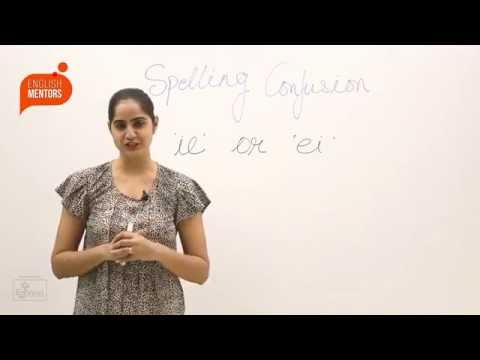 "ie" or "ei" _ No more confusion_Achieve, Receive, Believe_English training videos