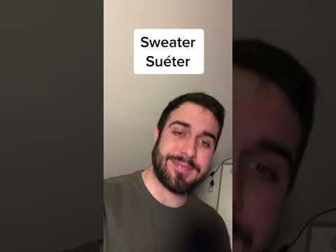 English Pronunciation practice: Sweater